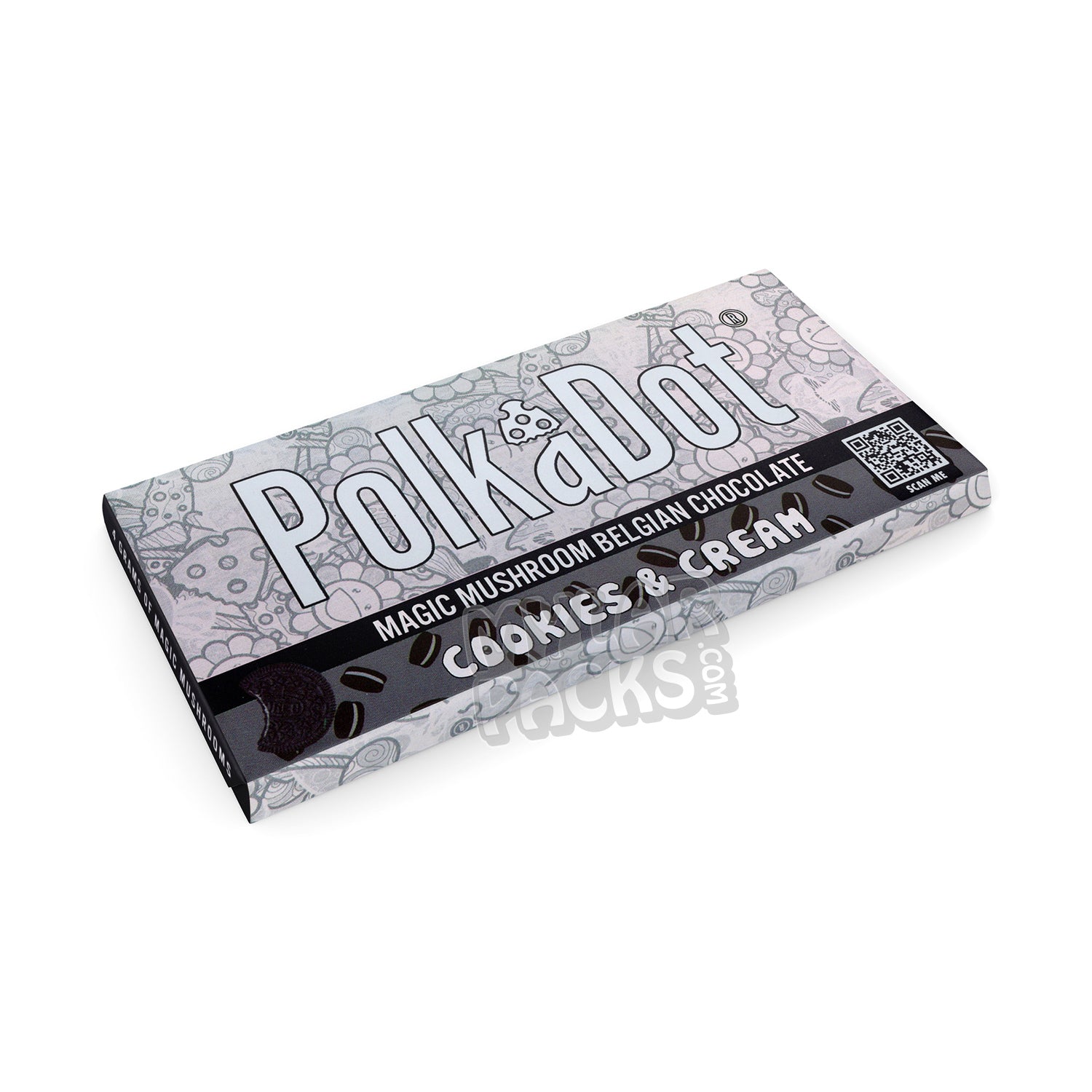 Polkadot Cookies Cream Bar, Empty Shrooms Packaging – MylarPackaging.com